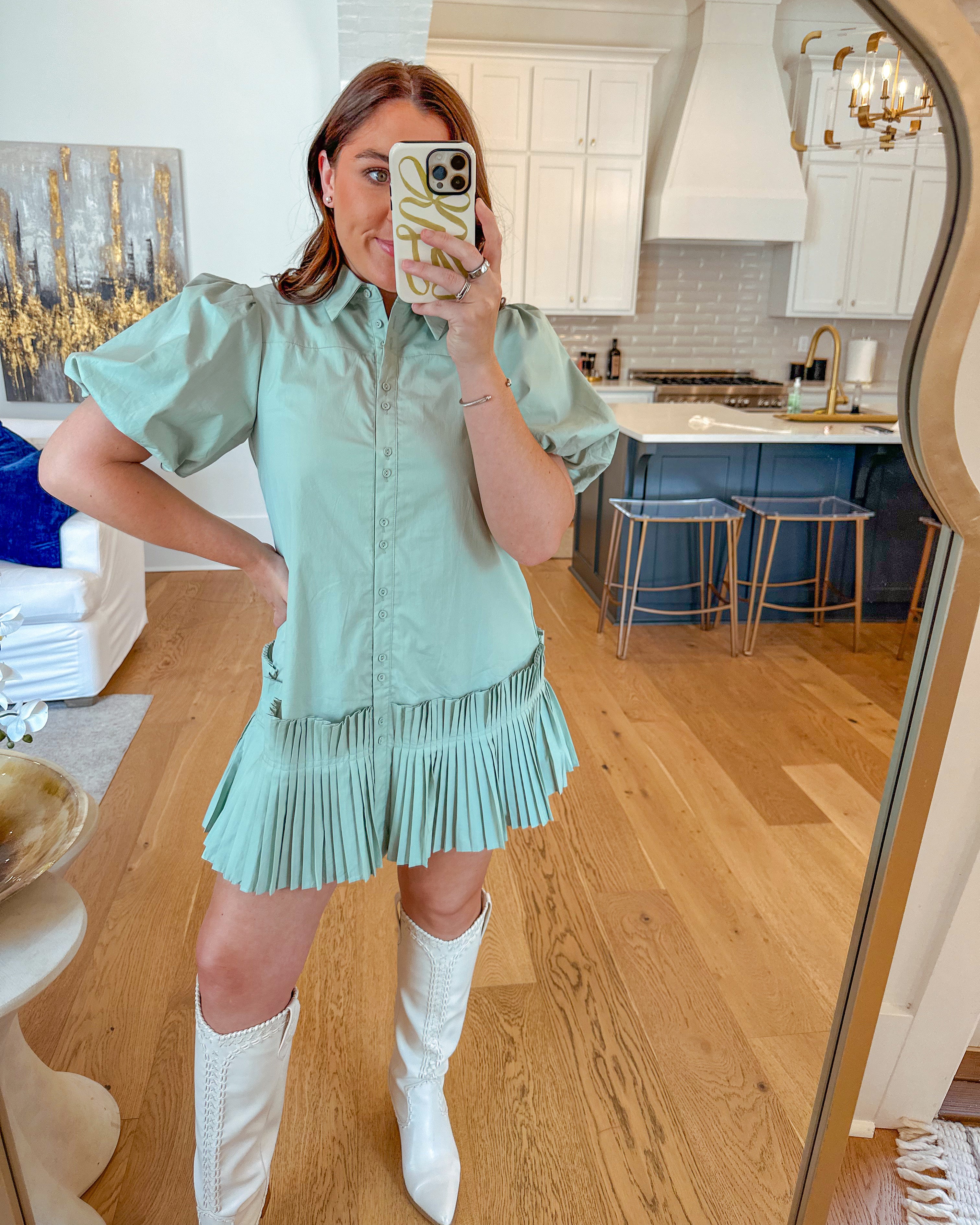 Ingrid Mini Dress - Sage – Shop Silvs