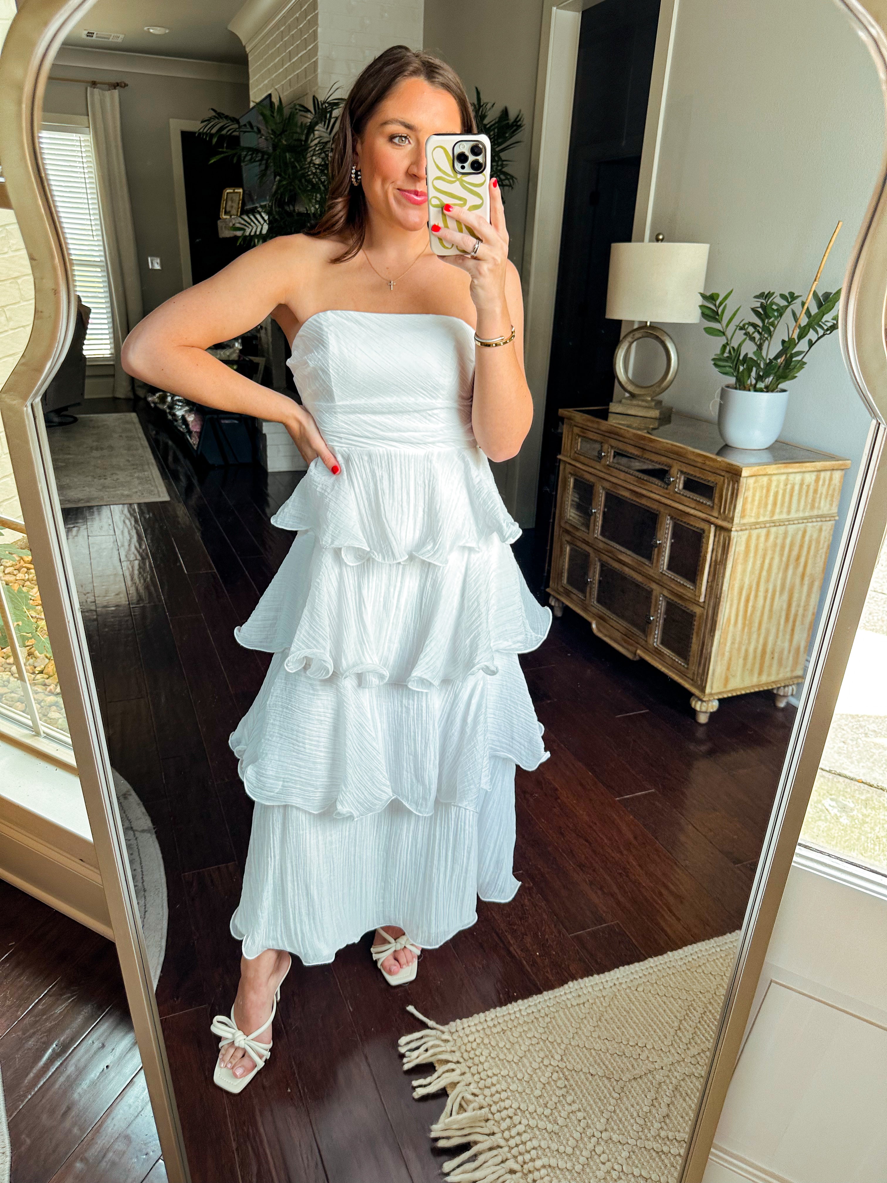 Aleah Maxi Dress - White – Shop Silvs